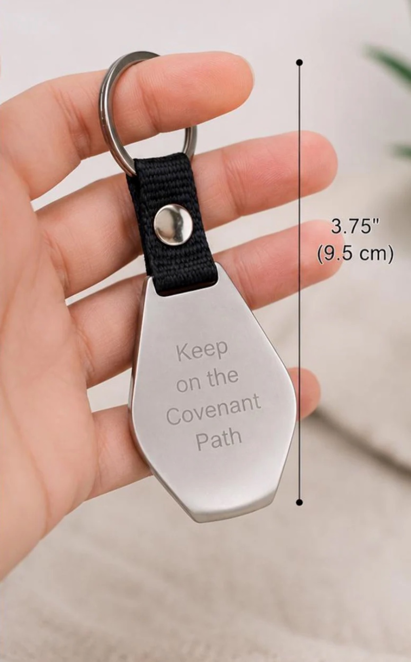 Keep on the Covenant Path Compass Keychain - DOODLE BEADS | Deseret Book
